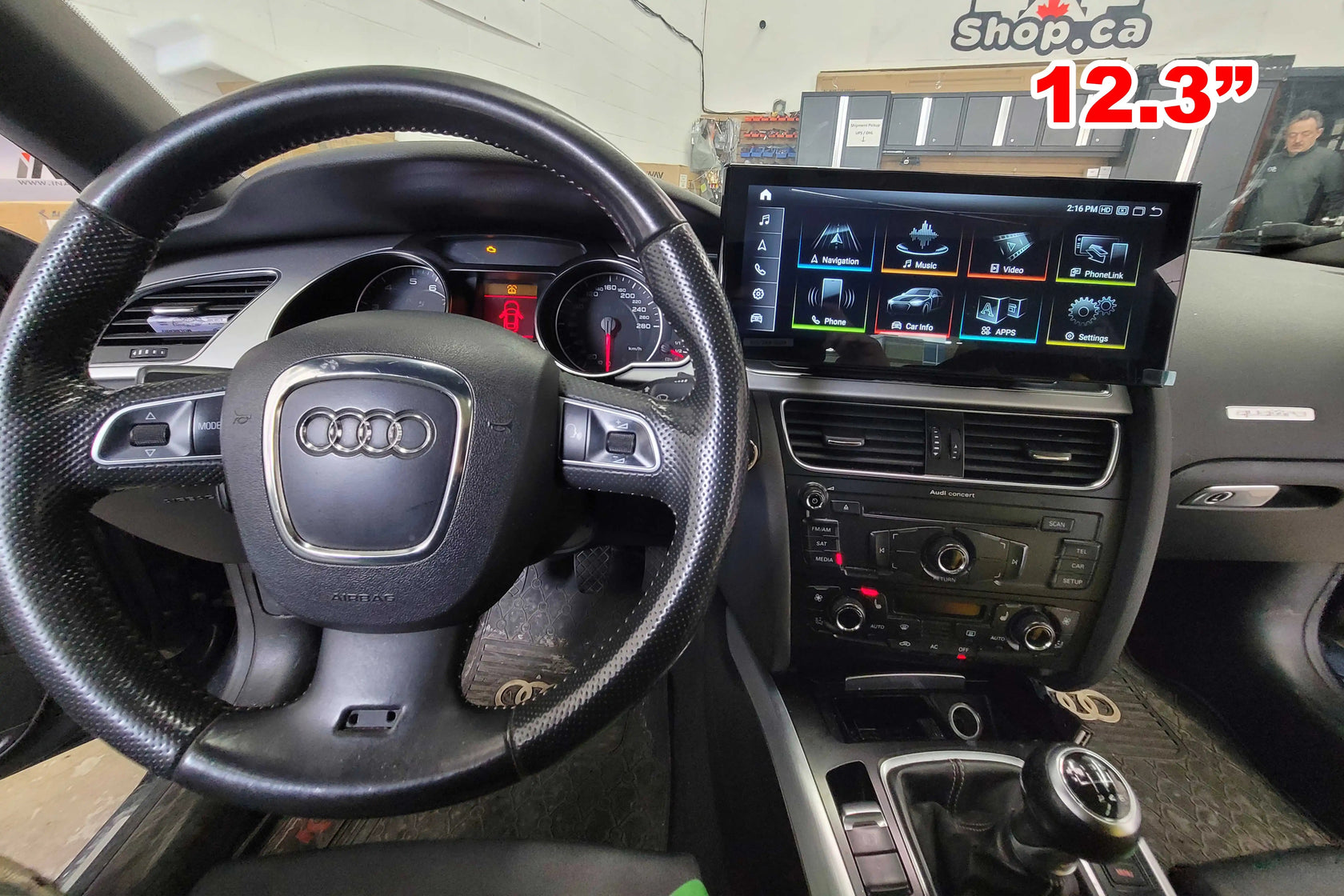 Audi Android Screen | A5 Apple CarPlay and Android Auto system screen ...