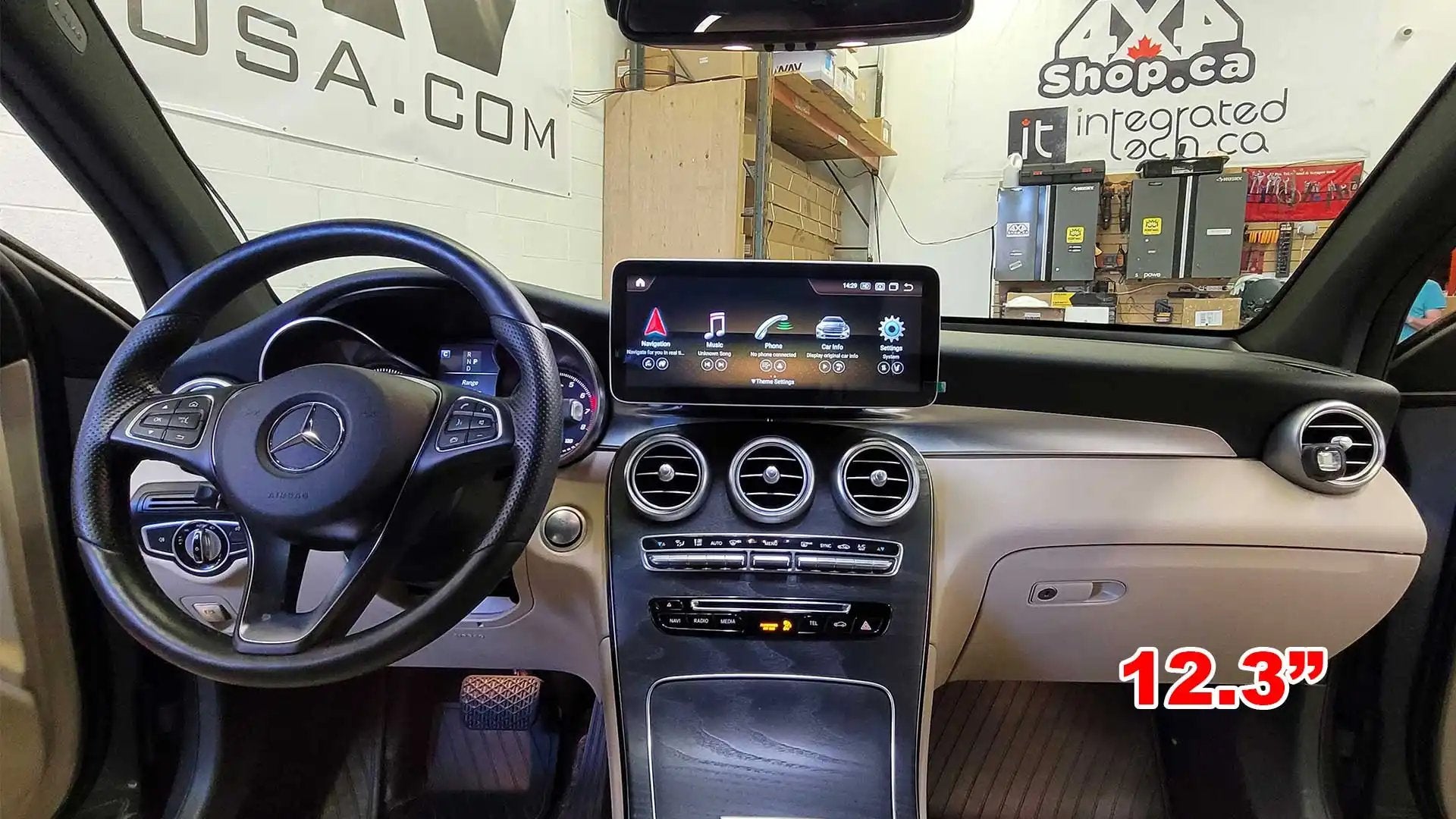Mercedes Android Screen for C Class | Apple CarPlay and Android Auto ...