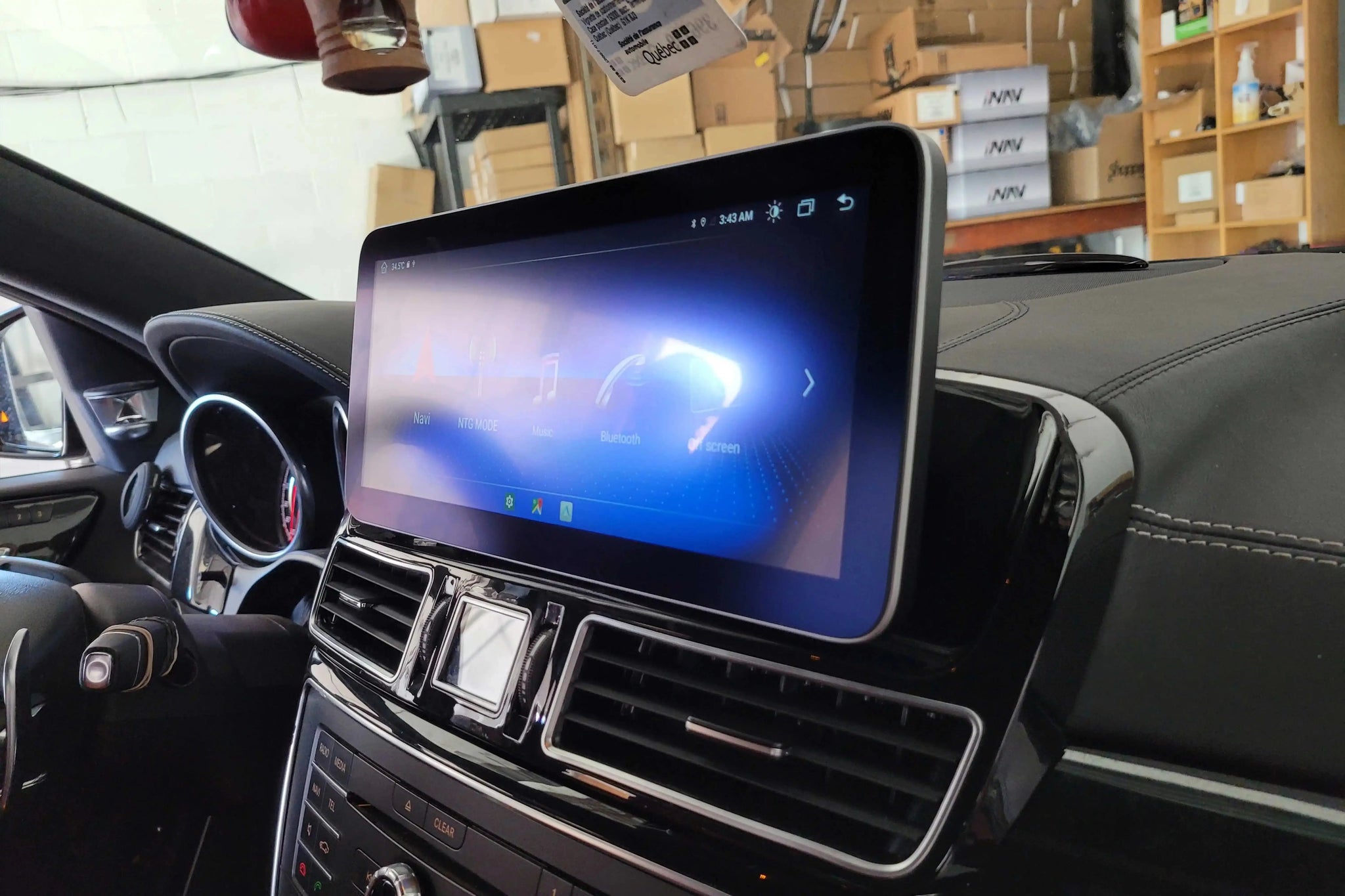 Mercedes Android Screen for ML Class | Apple CarPlay and Android Auto ...