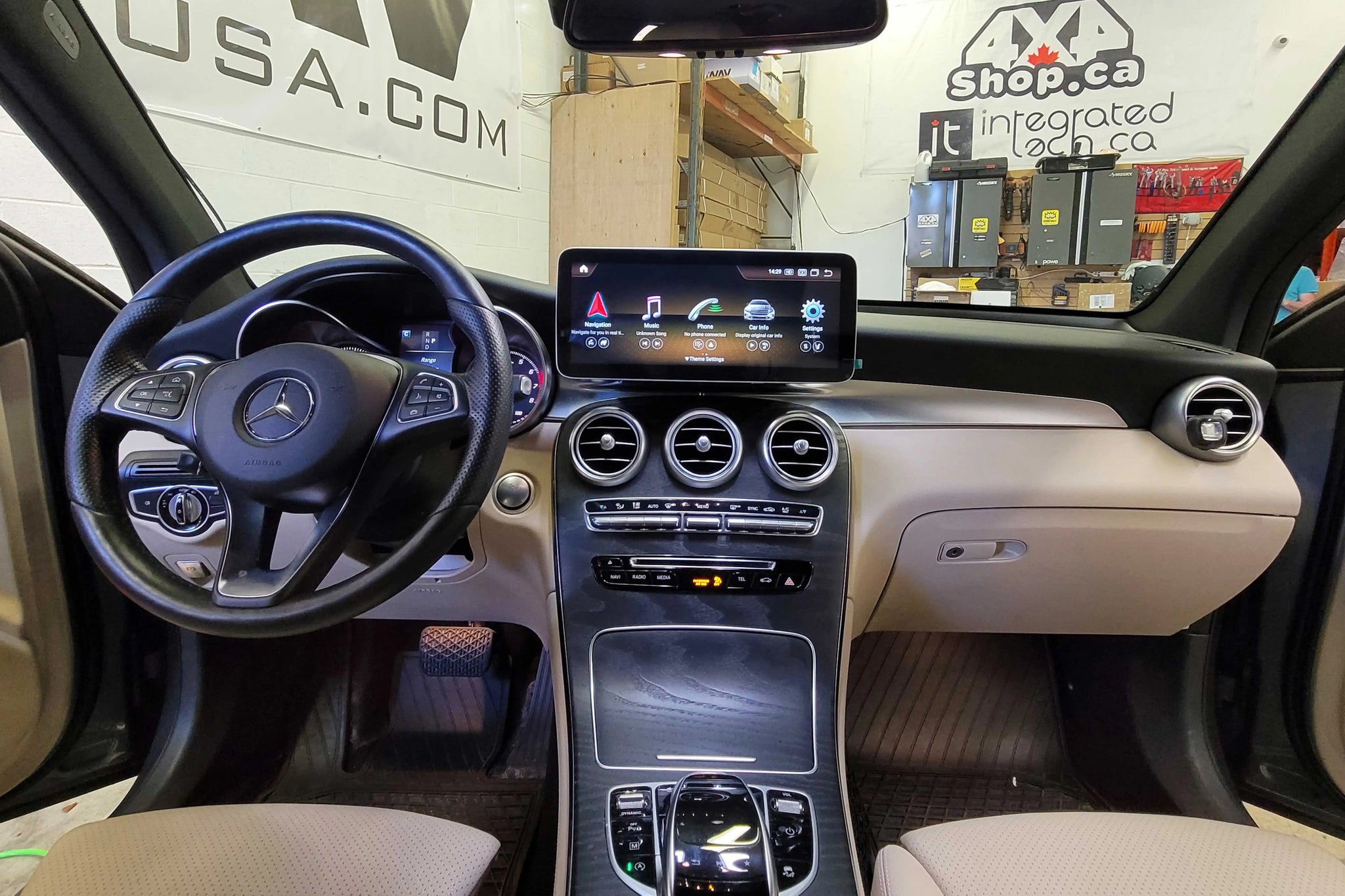 Mercedes Android Screen for GLC Class | Apple CarPlay and Android Auto ...