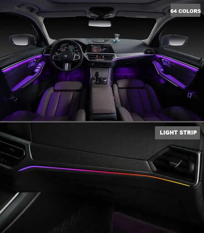 FULL AMBIENT LIGHTING Package BMW 3 Series (G20) enhance the interior ...