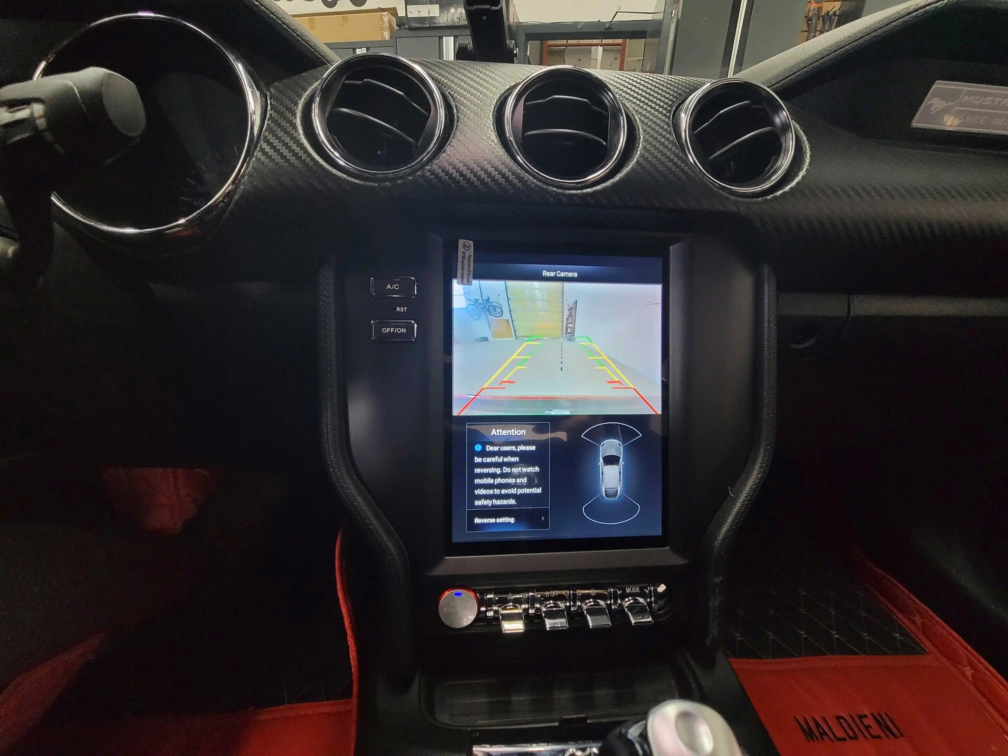 (2015 - 2022) Ford Mustang Tesla Style Android | GPS | WIFI | BT | A2D ...