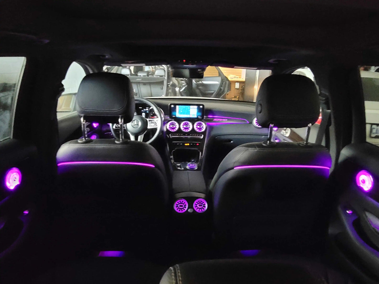 Mercedes Benz C Class (W205) / GLC (X253) - 64 Colors FULL AMBIENT LIG ...