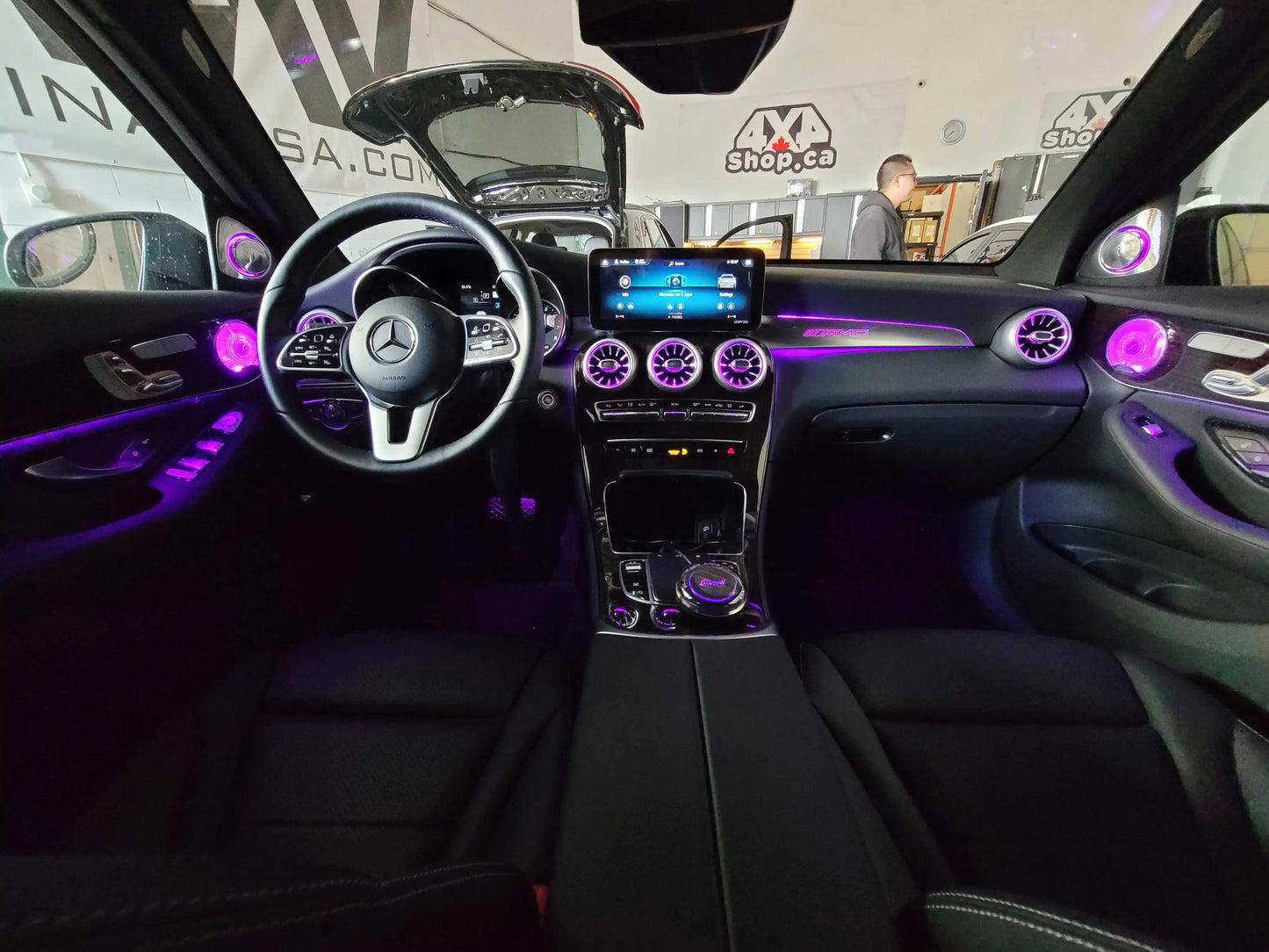 Mercedes Benz C Class (W205) / GLC (X253) - 64 Colors FULL AMBIENT LIG ...