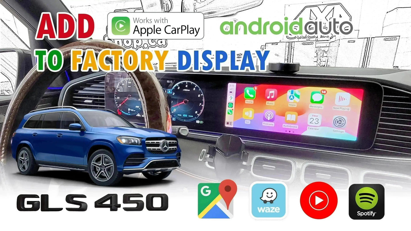 Mercedes Android Interface for GLA | Apple CarPlay and Android Auto ...