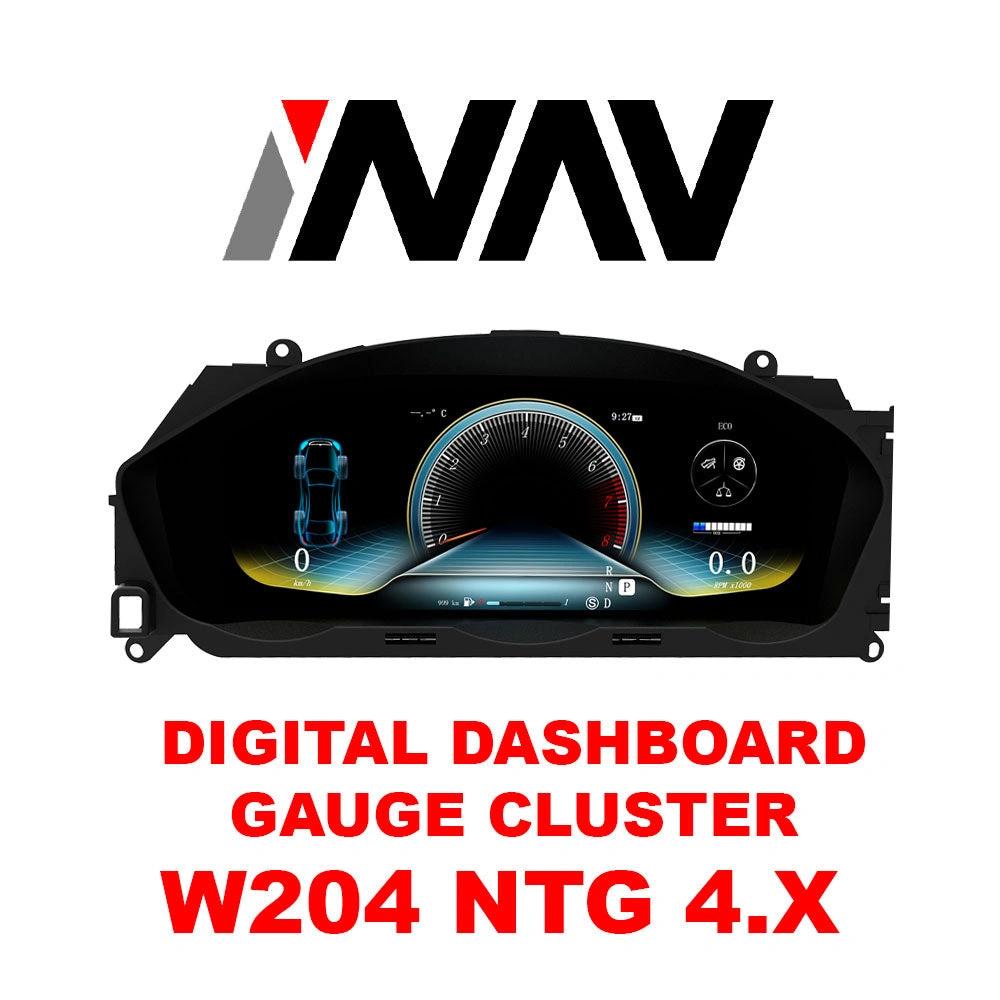Mercedes Digital Cluster 2012-2014 Mercedes Benz C Class W204 OEM Fit ...