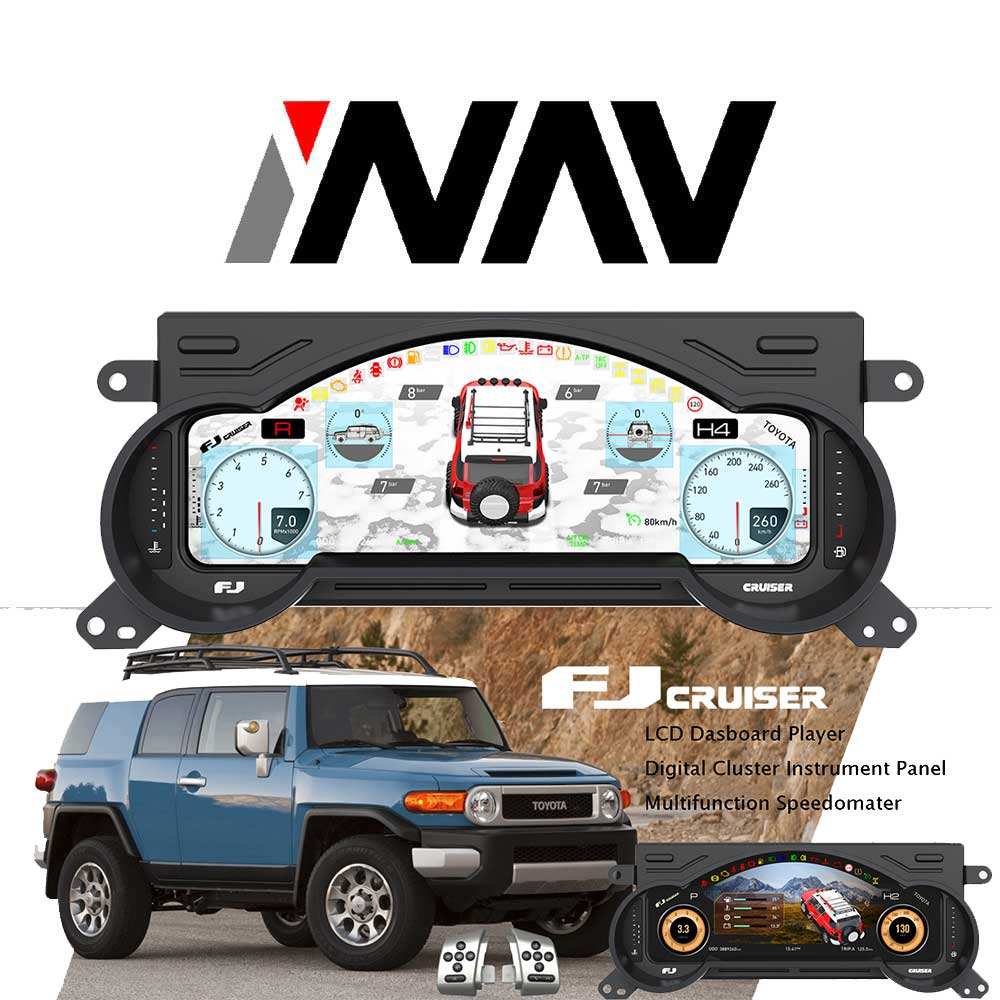 Toyota FJ Cruiser OEM FIT Digital Dashboard Gauge Cluster – 4x4shop